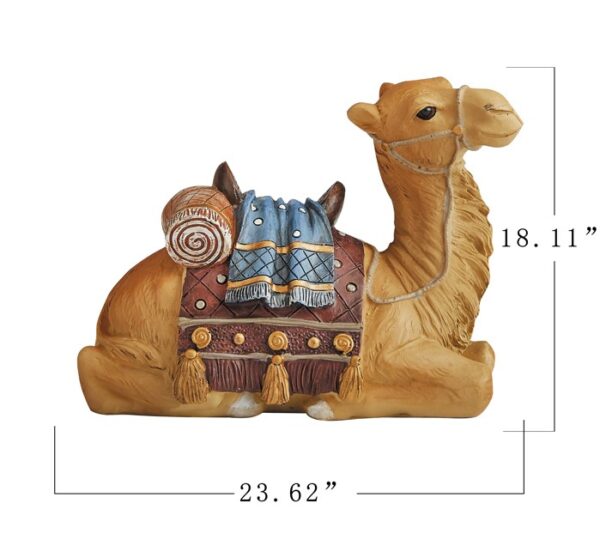 COMPLETE 17 PIECE Real Life Outdoor Nativity Set for Yard Decor